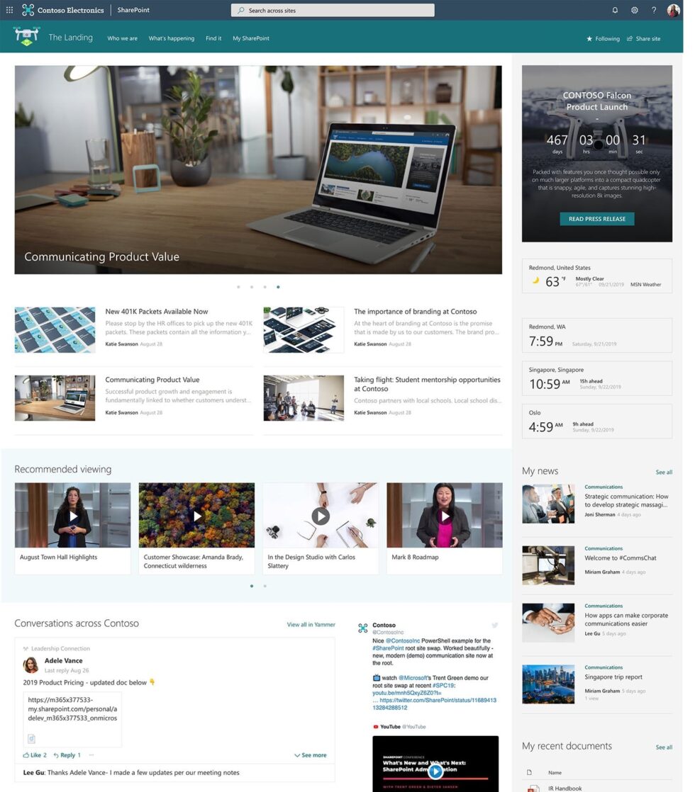 Intranet SharePoint - GED - Eliadis